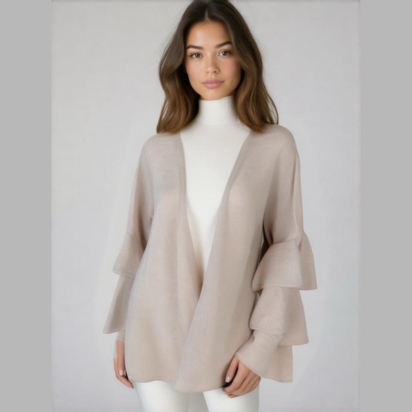 Minnie Rose | Sweaters | Minnie Rose Cashmere Cardigan Soft Beige Pink ...